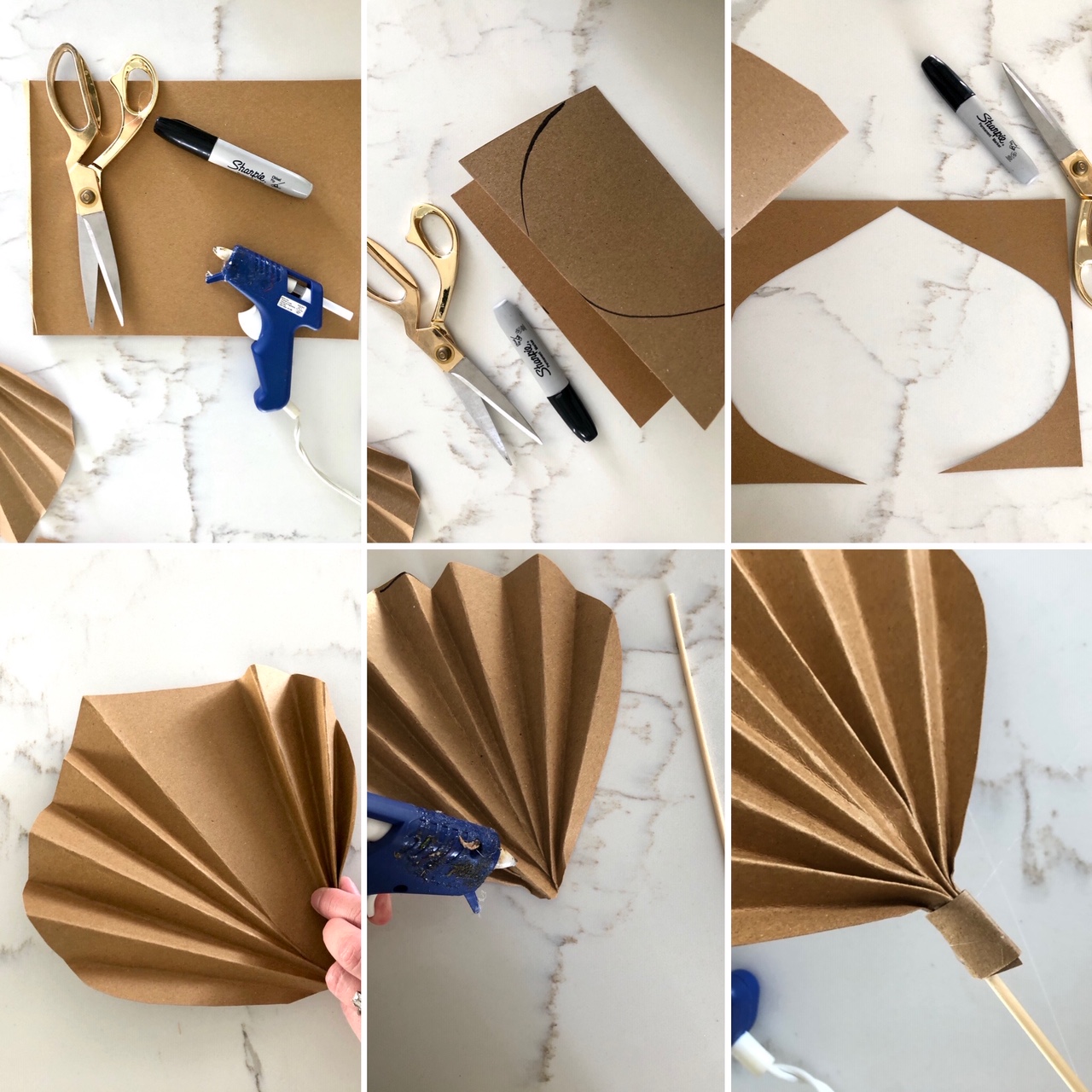 DIY Dried Paper Palm Leaves - Harlow & Thistle
