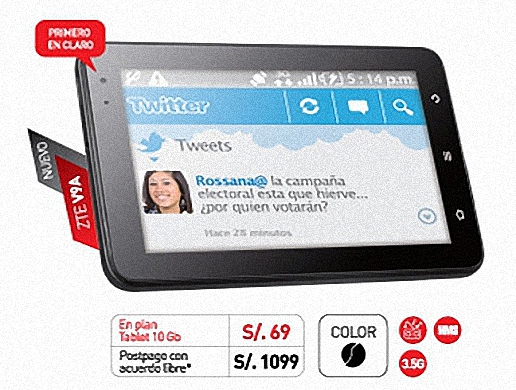 CLARO QUE TIENES MAS: Tablet ZTE V9A en Claro