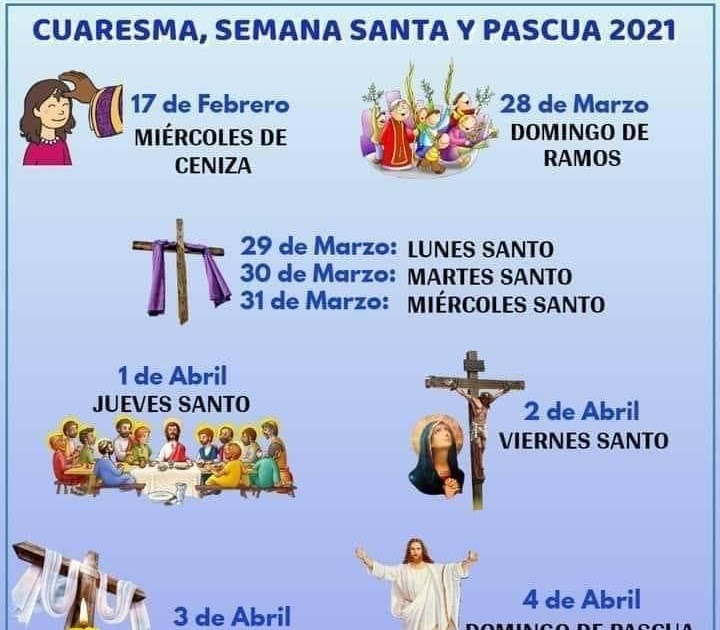 CUARESMA, Semana Santa Y PASCUA 2021