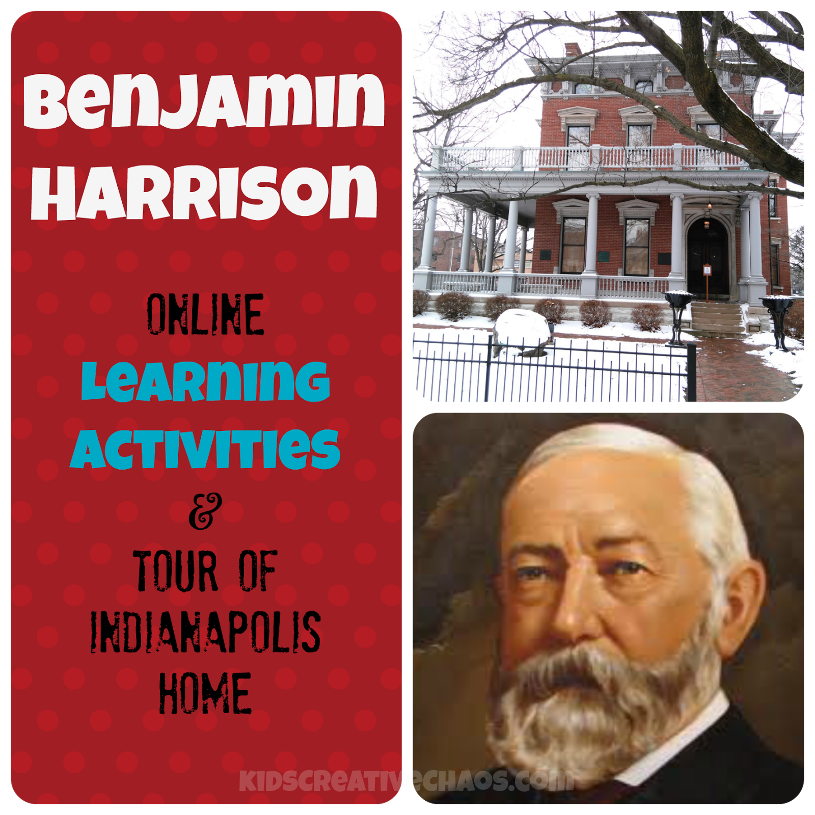 Benjamin Harrison Activities - Adventures of Kids Creative Chaos