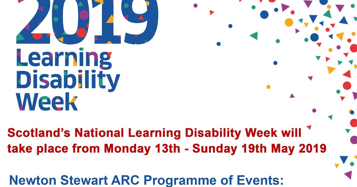 Building Healthy Communities (Machars): 2019 Learning Disability Week