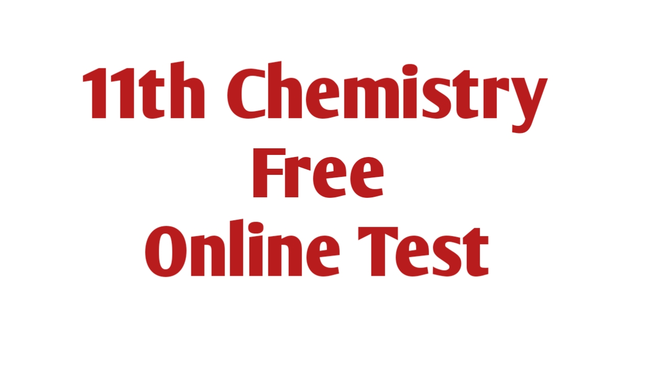 11th Standard Chemistry Unit 1 Online Test 11th-standard-chemistry-unit-1-online-test