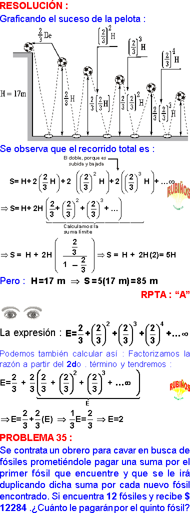SERIES Y SUMAS NOTABLES SUMATORIAS PROBLEMAS RESUELTOS DE HABILIDAD ...