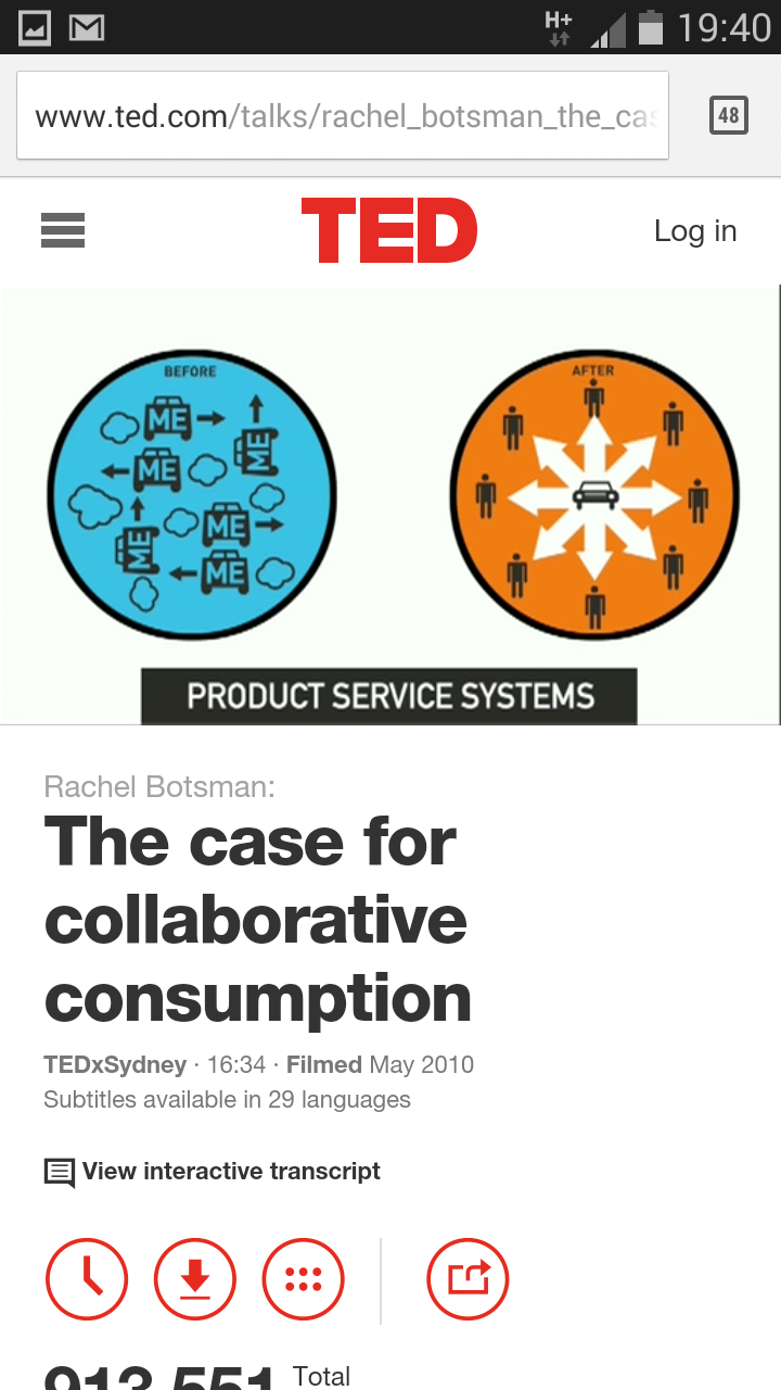 INFOGRAPHICS - collaborative consumption
