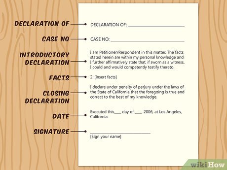 Sample Declaration Letter For Child Custody ~ Thankyou Letter