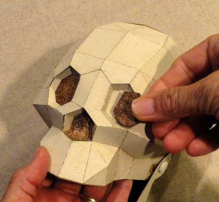 Needles 'n' Knowledge: Skull 3D Realistic Form