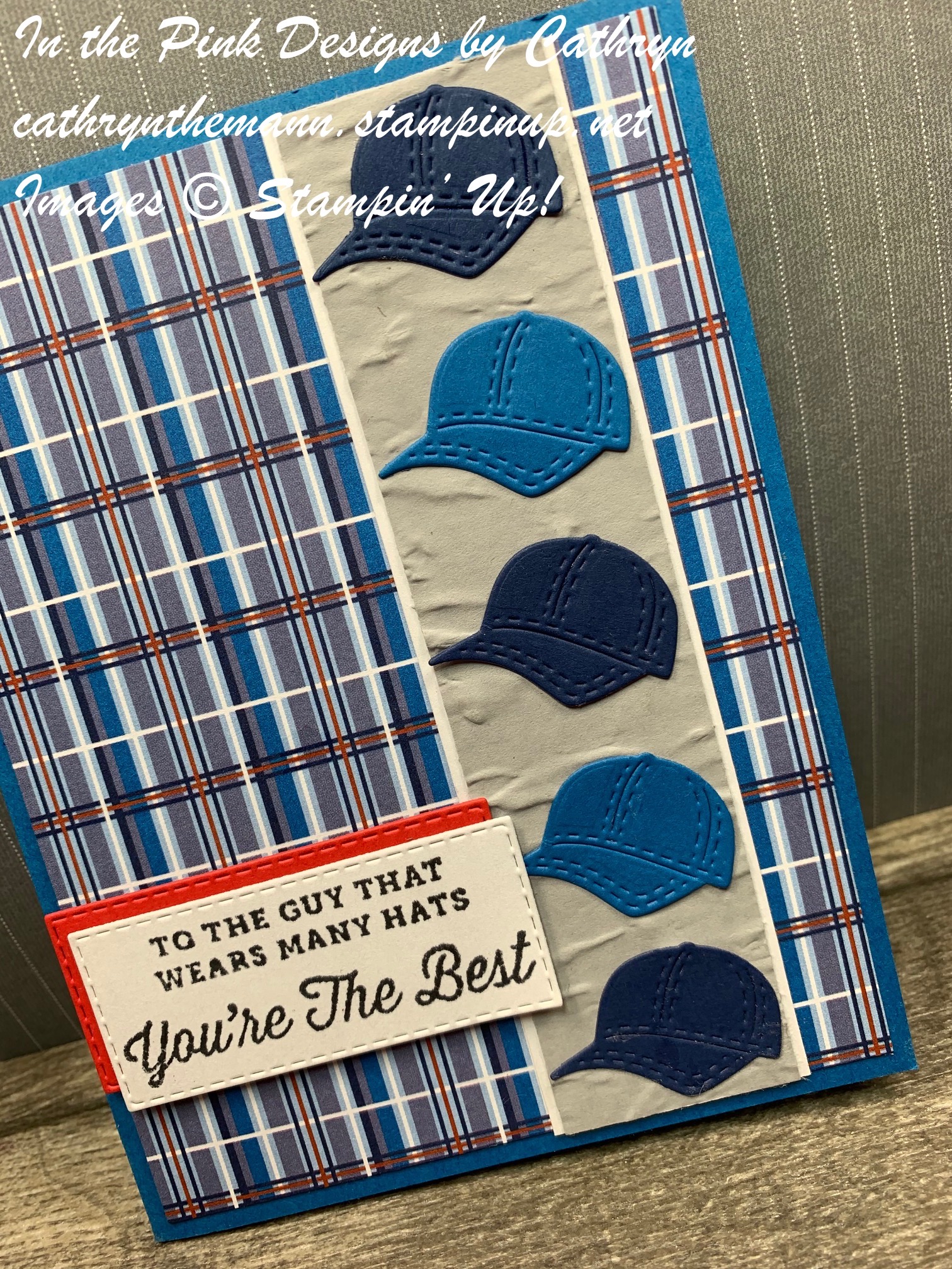 In the Pink, Designs by Cathryn: Make a Father's Day Card with Hats Off ...