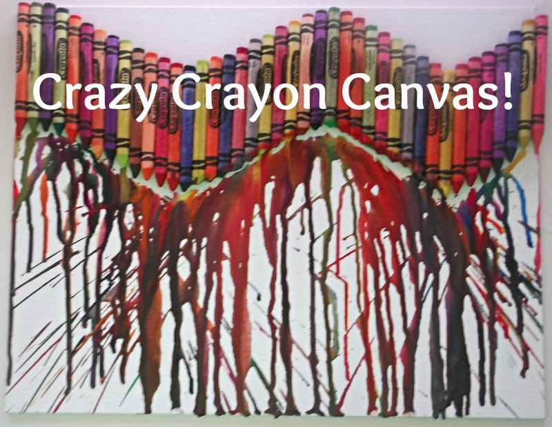 The Quirky Crafter's Heaven: Crazy Crayon Canvas!