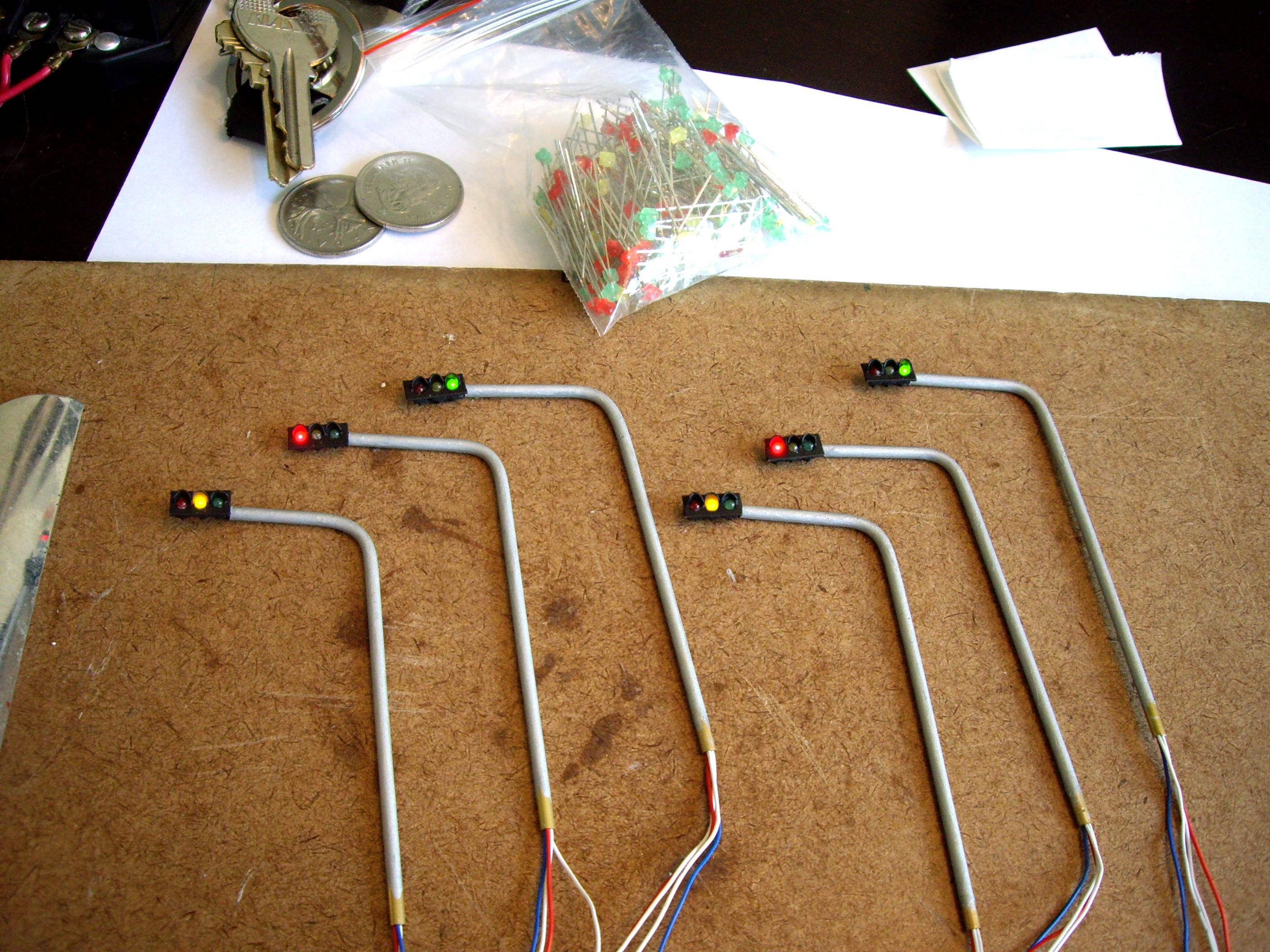 Traffic Lights Part I - Light Standards - TY'S MODEL RAILROAD