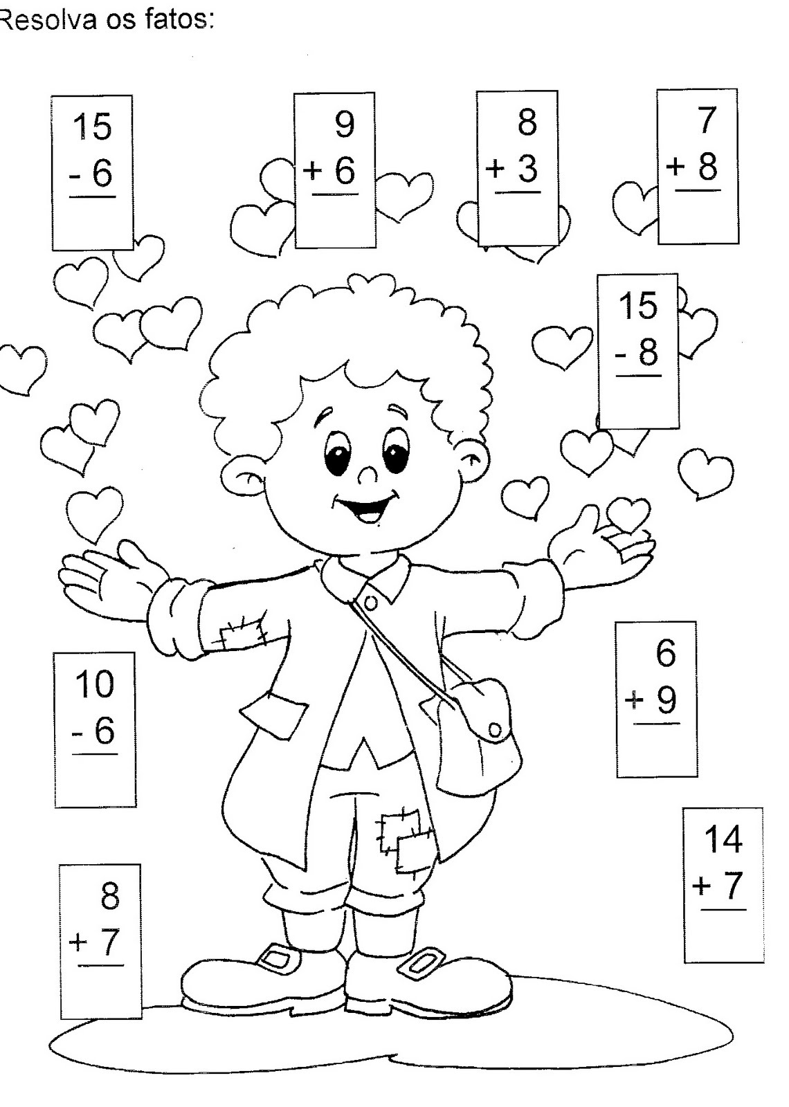 Desenhos De Matemática Para Colorir E Imprimir - BINKEDU