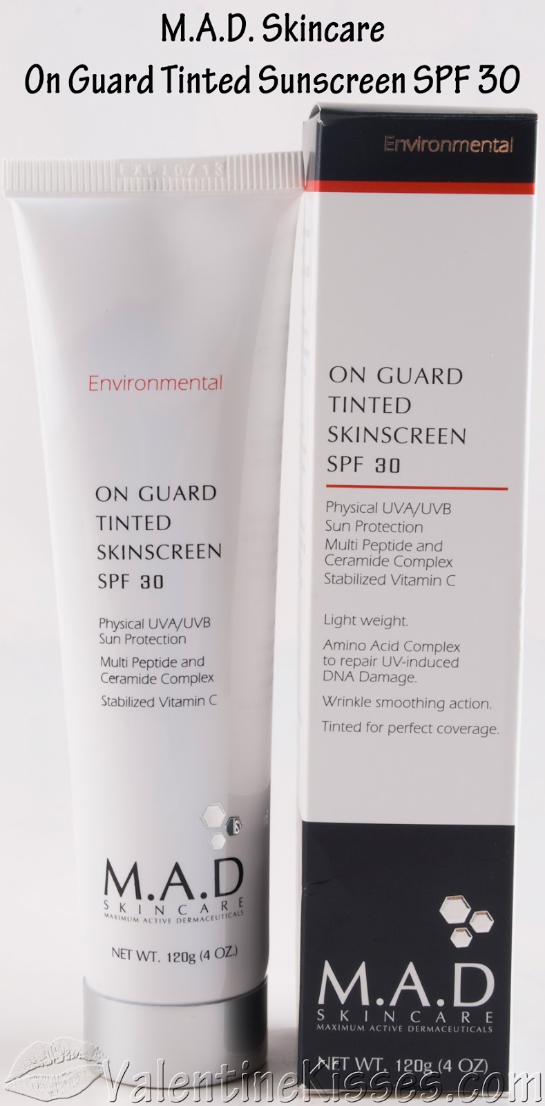 Valentine Kisses: M.A.D. Skincare On Guard Tinted Sunscreen SPF 30 ...