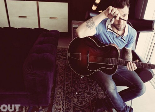 Adam Levine Covers Out Magazine - Fashionably Fly