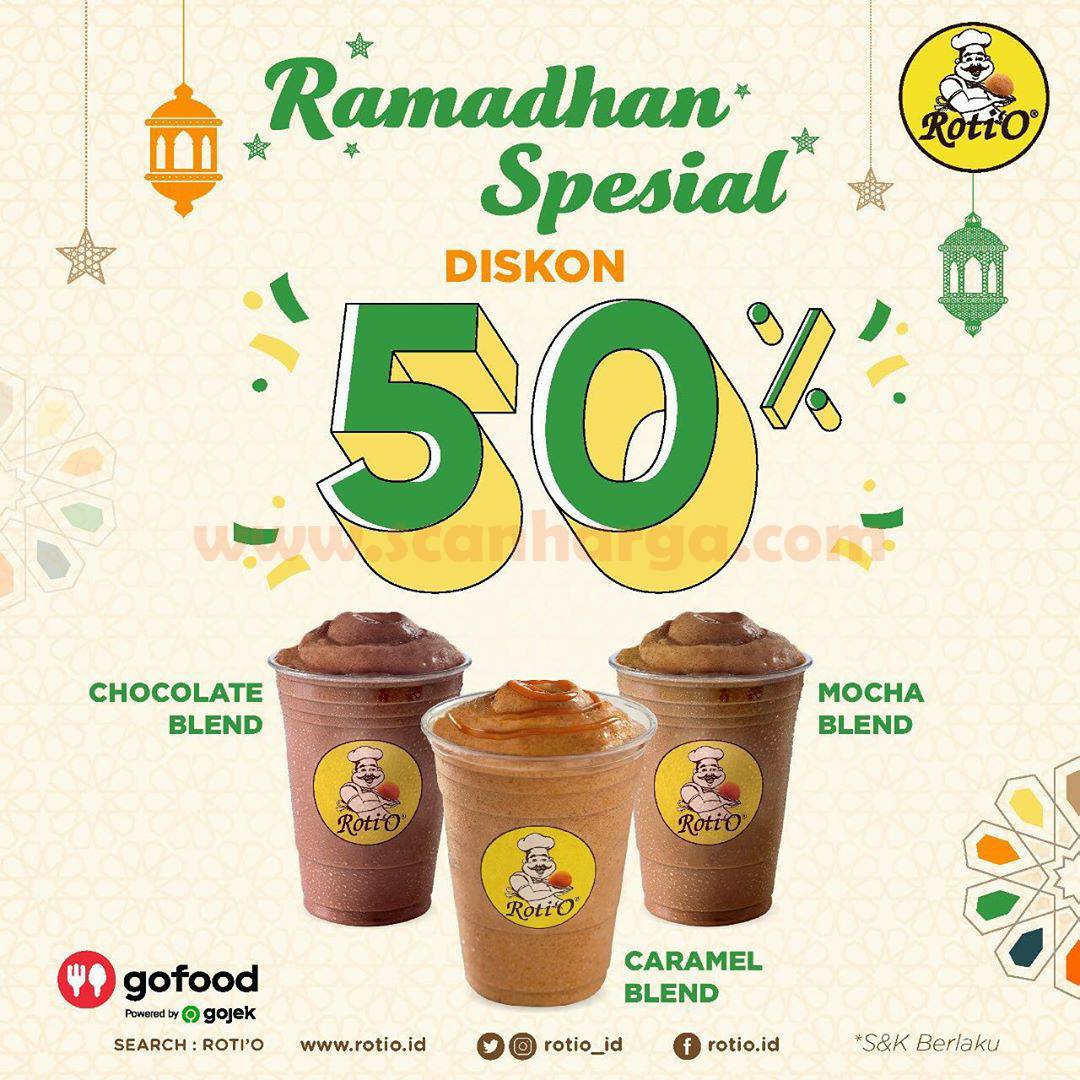 Promo Roti'O Ramadhan Spesial Diskon 50% Periode 24 April - 15 Mei 2020 ...
