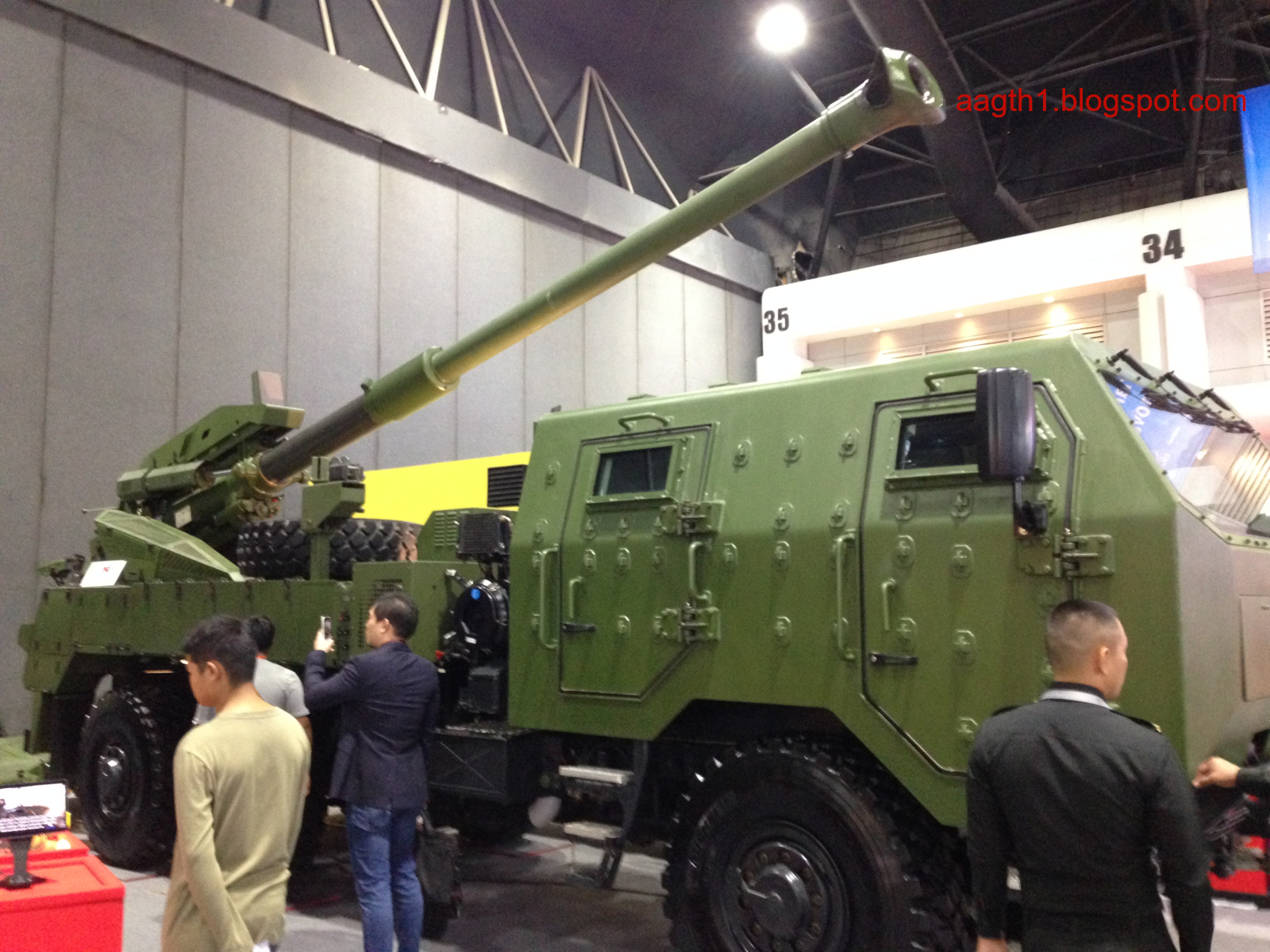 AAG_th บันทึกประจำวัน: ฟิลิปปินส์จะจัดหาปืนใหญ่อัตตาจรล้อยาง Elbit ...