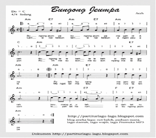 Lirik Lagu Bungong Jeumpa - Lirik Lagu Anak