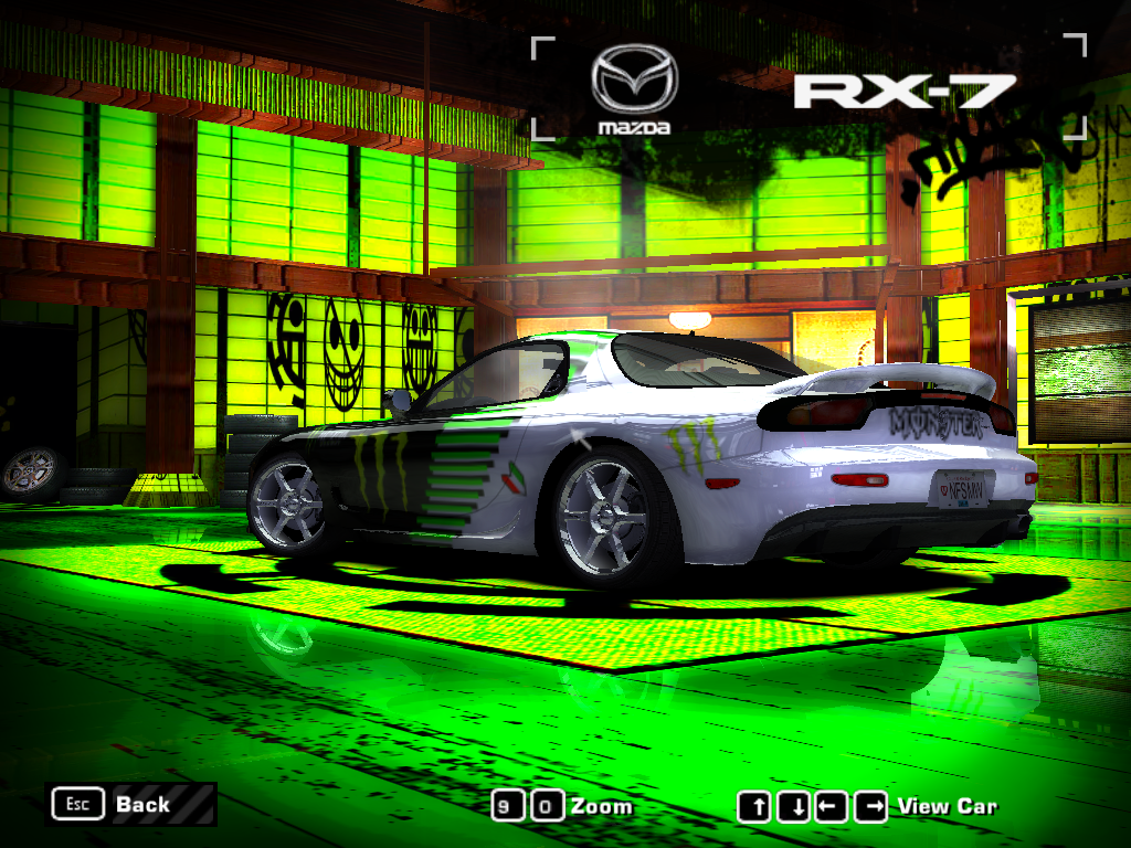 MAZDA RX7 MONSTER ENERGY | Tentang Segalanya Ada Disini