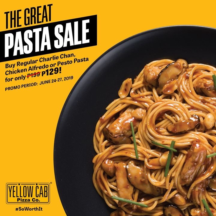 Manila Shopper: Yellow Cab Pasta SALE: June 2019