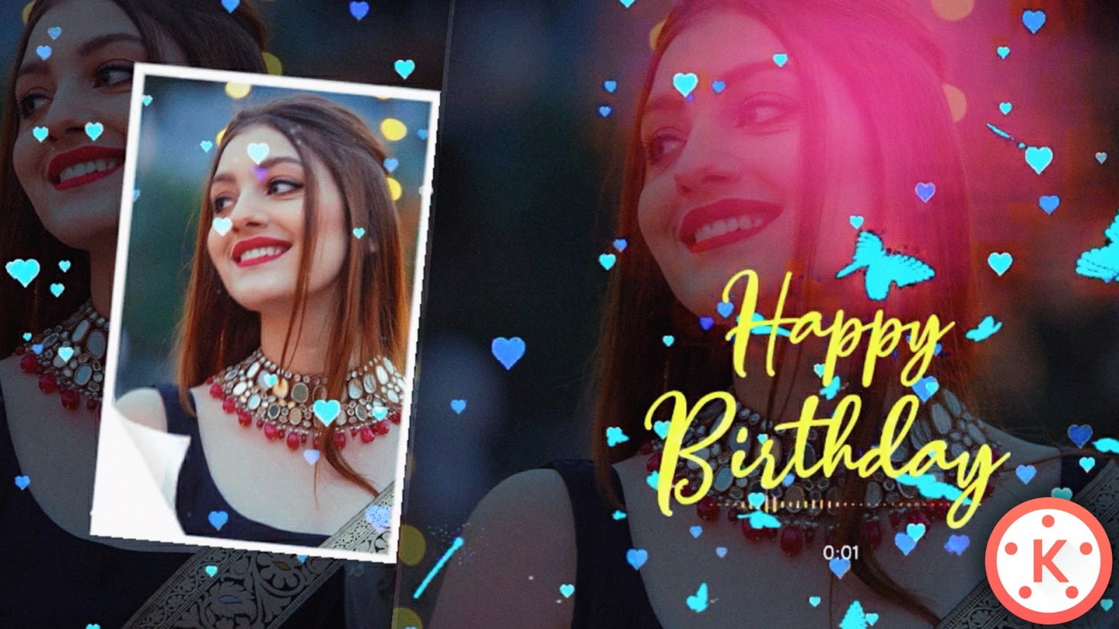 Birthday Video Editing In Kinemaster | Happy Birthday Template Editing ...