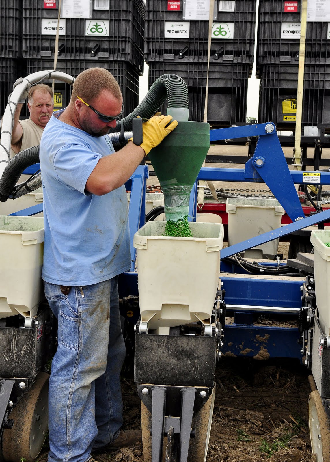This Farm Family's Life: Bean Planting 101...