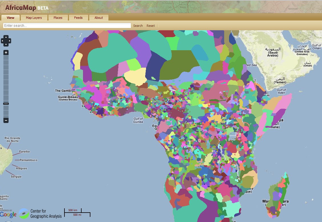 African interactive atlas