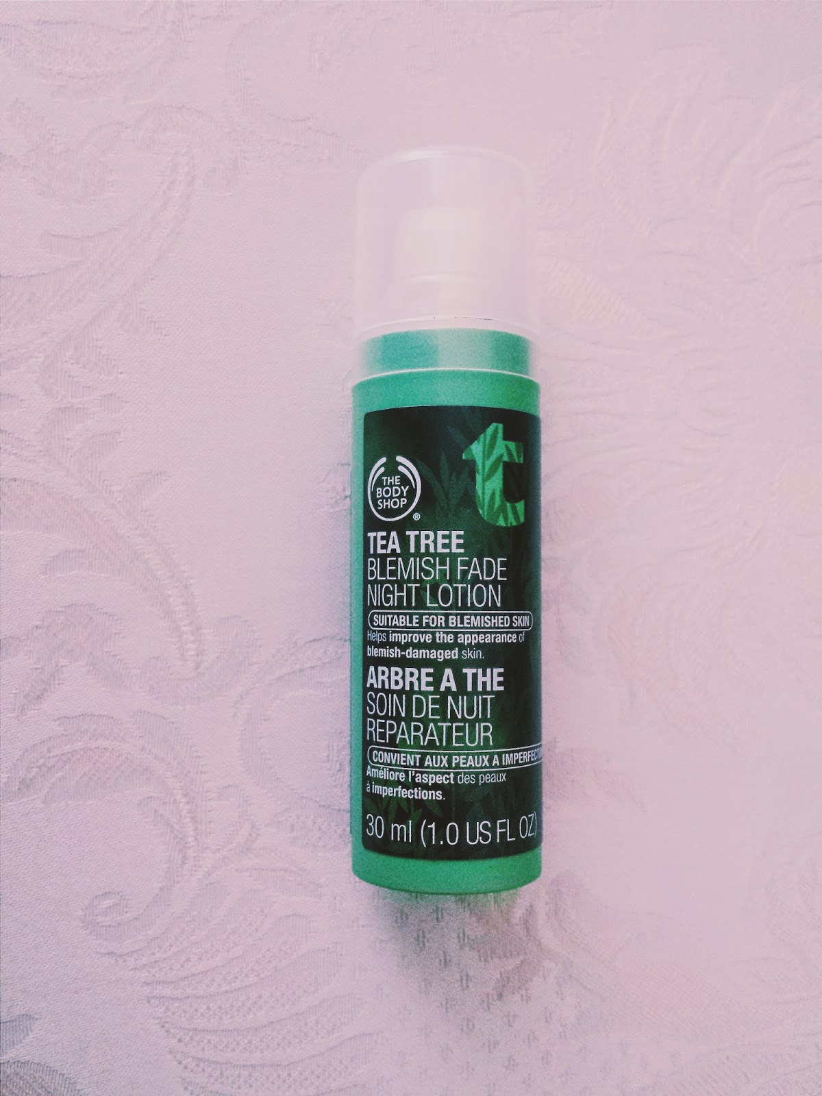THE BODY SHOP TEA TREE BLEMISH FADE NIGHT LOTION - The Fun Money Club