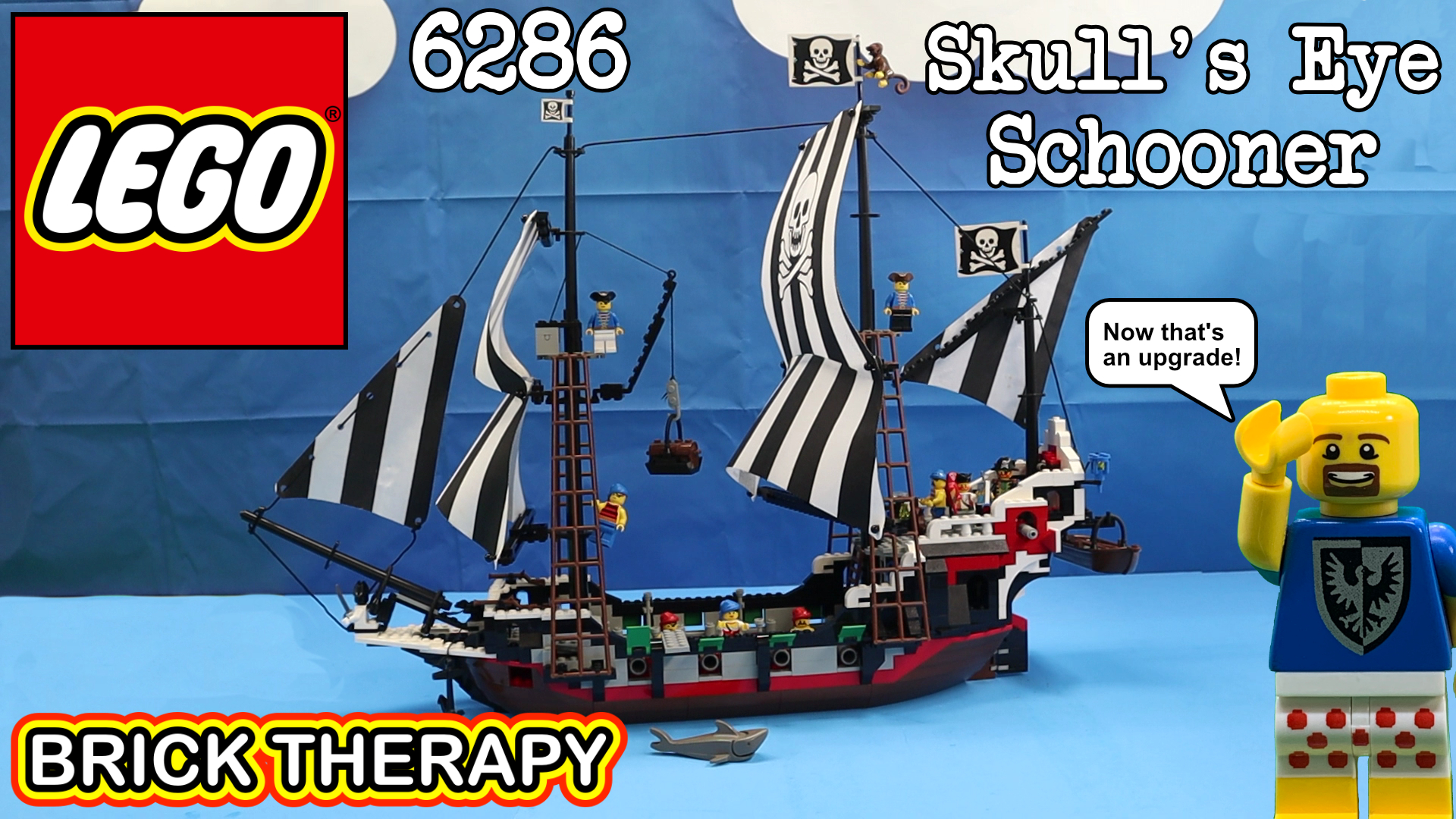 Brick Therapy: Vintage LEGO Pirates set 6286 Skull's Eye Schooner