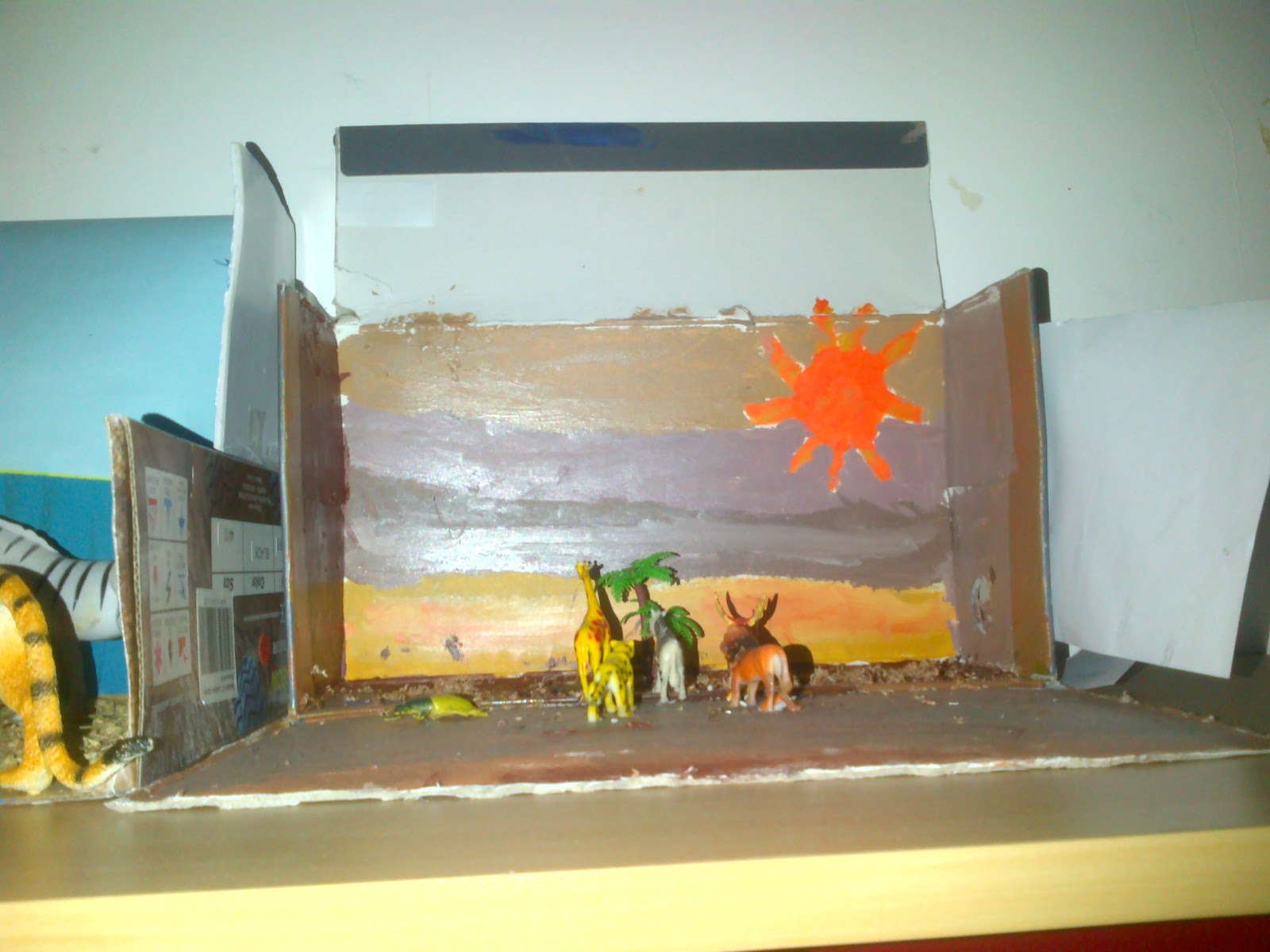 Agatha's Science E-portfolio: Science AA1:Foodweb Diorama