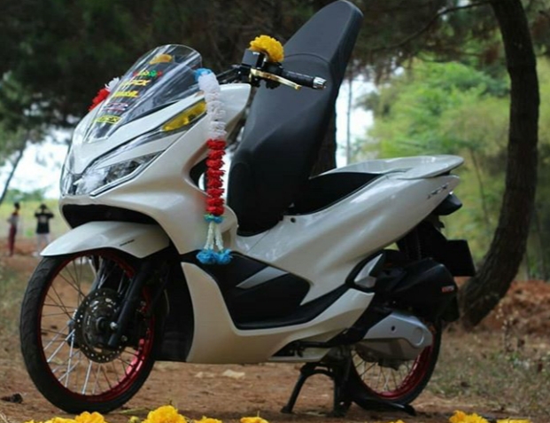 Modifikasi Pcx Warna Putih Original, Polos, Metalik, Mutiara Doff Dll ...