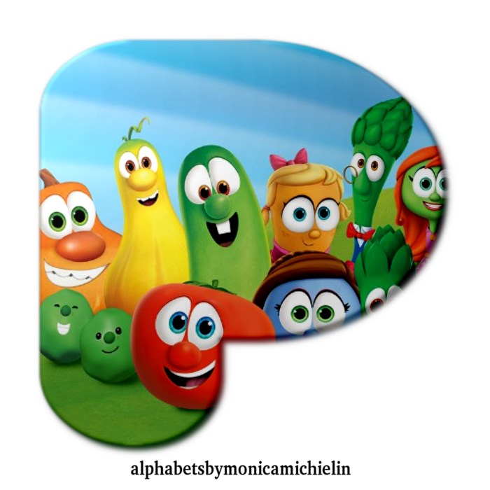 M. Michielin Alphabets: VEGGIETALES CARTOON ALPHABET AND ICONS PNG ...