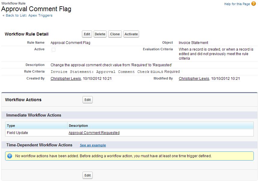 Making all approval comments mandatory in a multi-step approval process ...