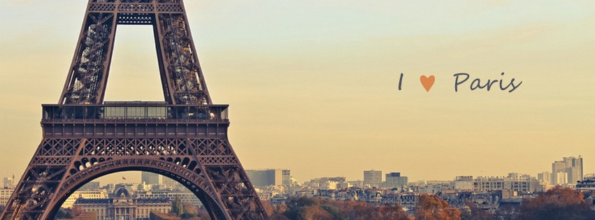 Photo de couverture: Photo de couverture Facebook I love Paris (format ...
