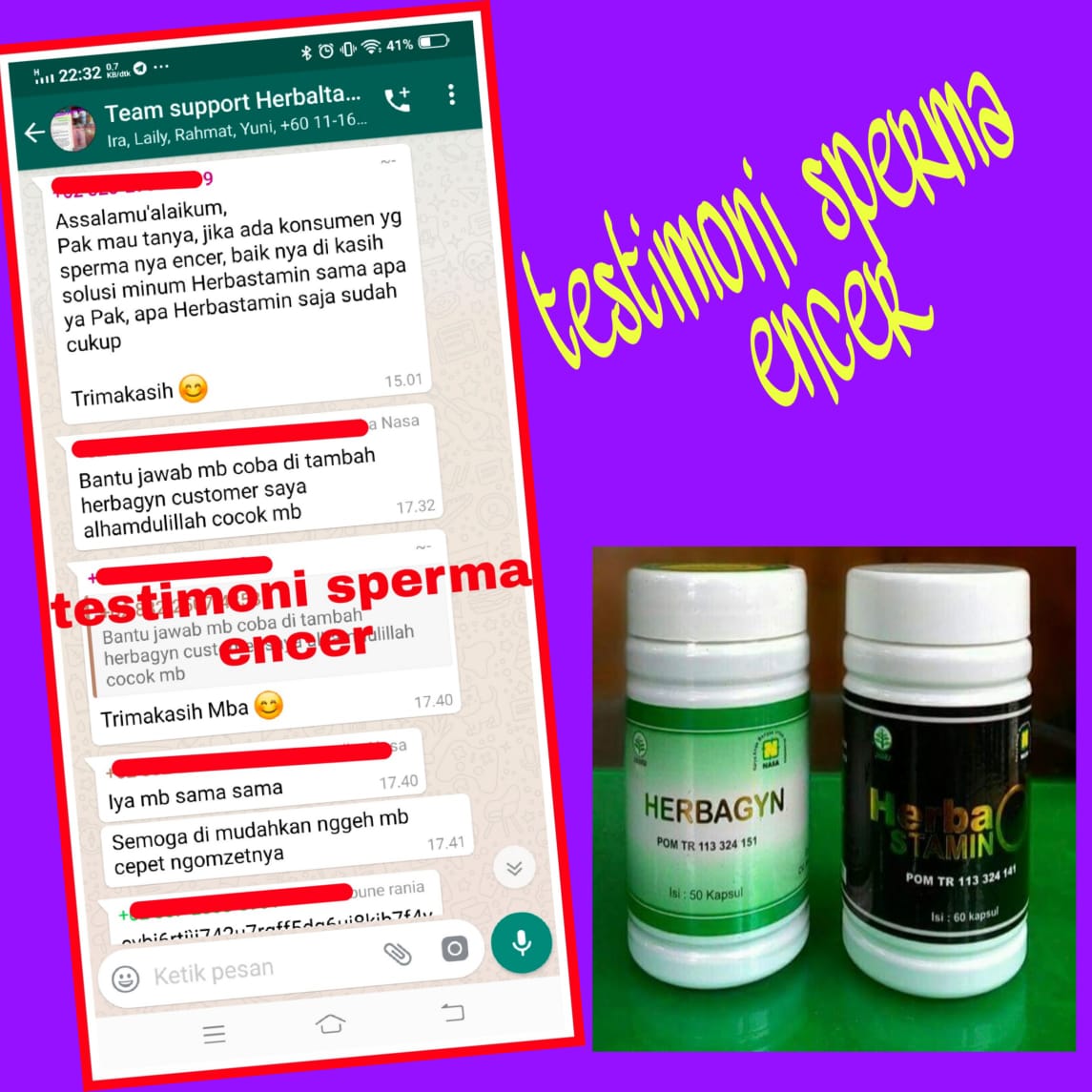 TESTIMONI PRODUK KESEHATAN - Pusat Produk NASA Wonosari