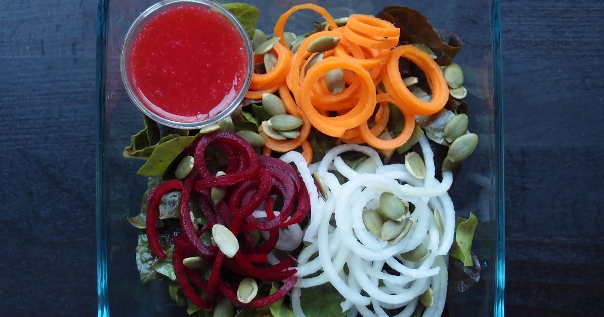 The VegHog: Rainbow root vegetable salad with red currant vinaigrette