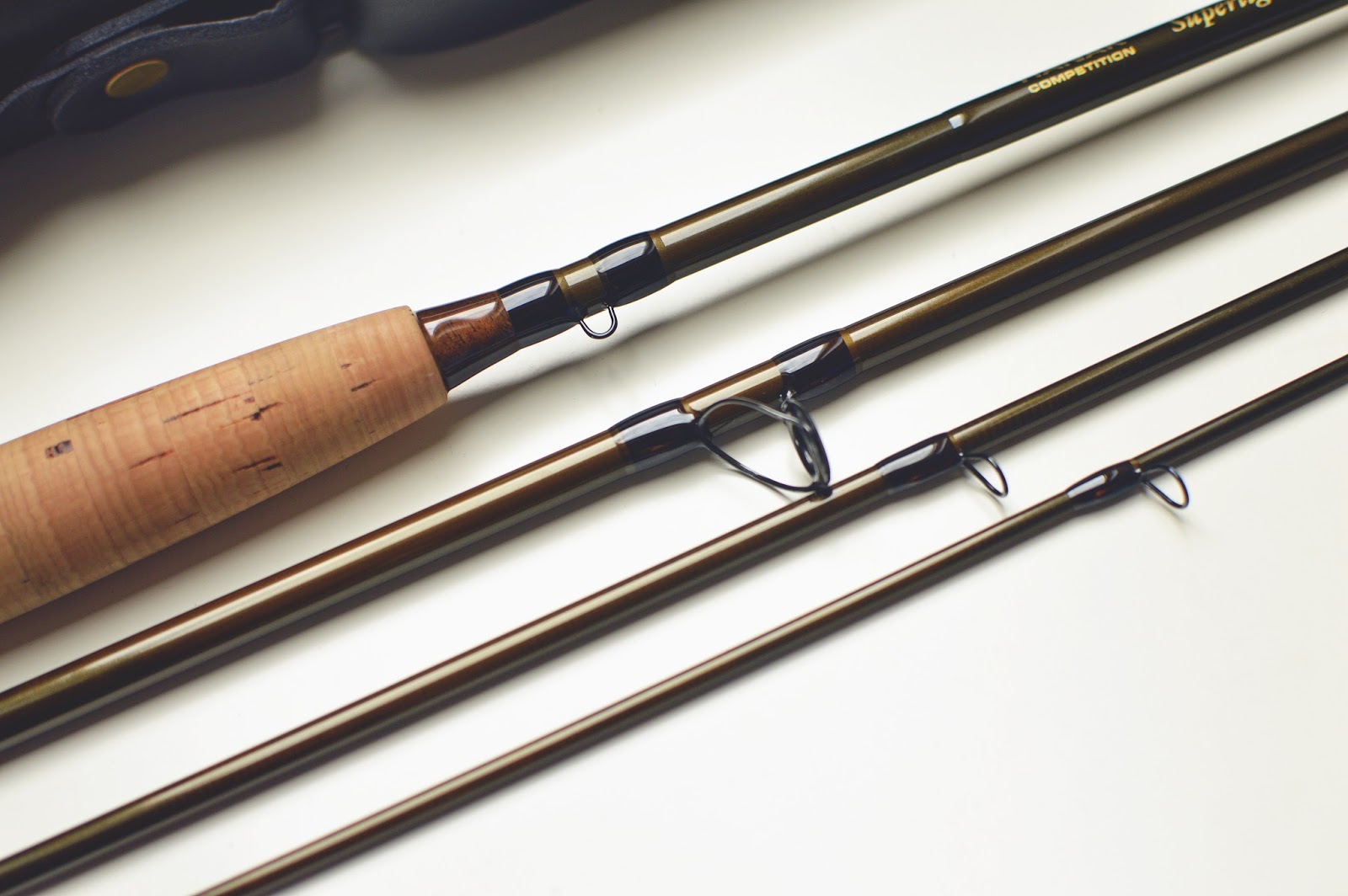 Handcrafted graphite and fiberglass fly rods: Hanak Competition 396