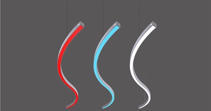 Led curve linear light of fashion