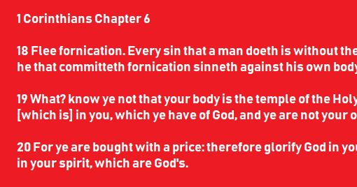 The Good News Gospel: Fornicators will not inherit the Kingdom of God