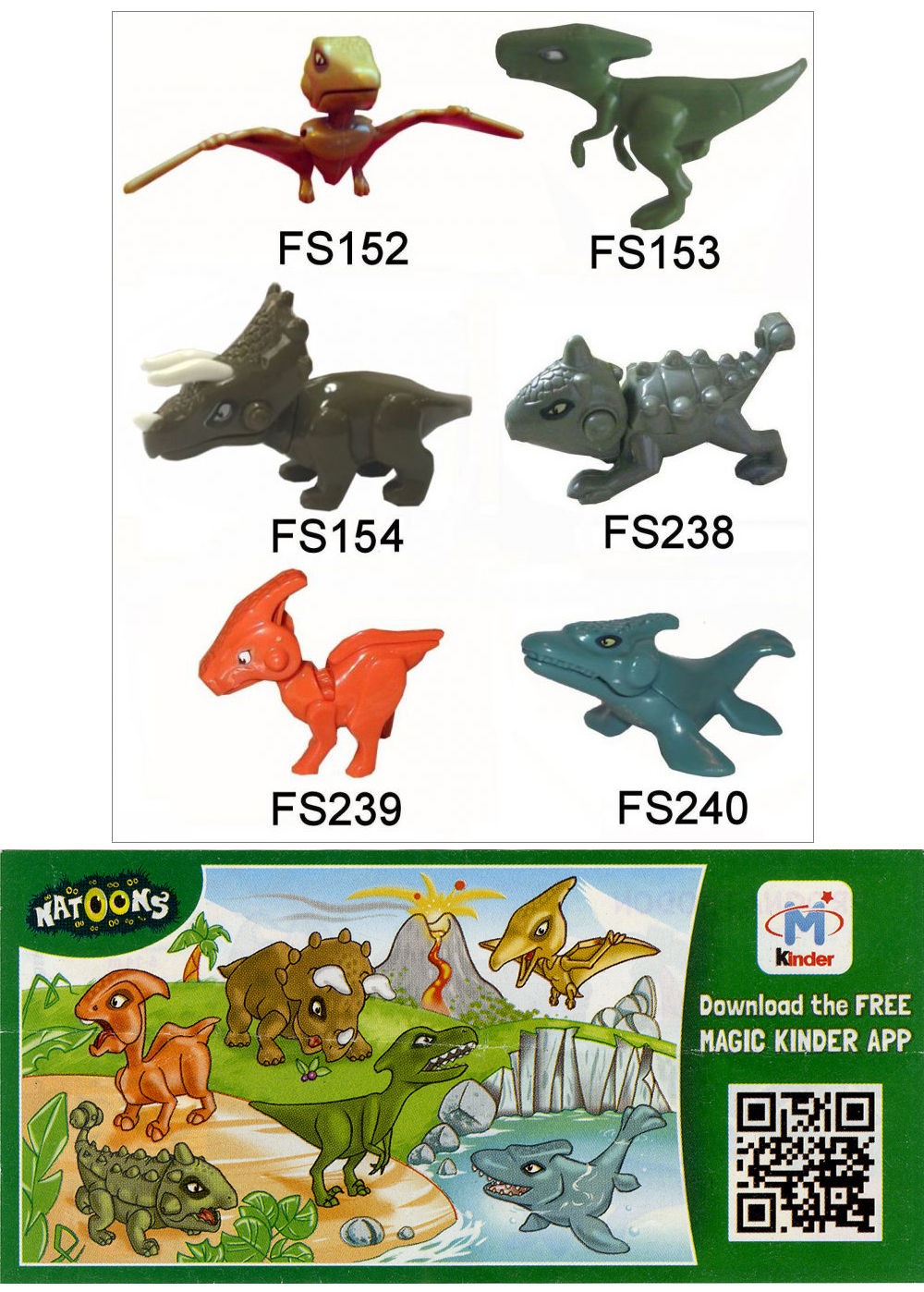 MI COLECCION DE FIGURAS: SERIES KINDER NATOONS