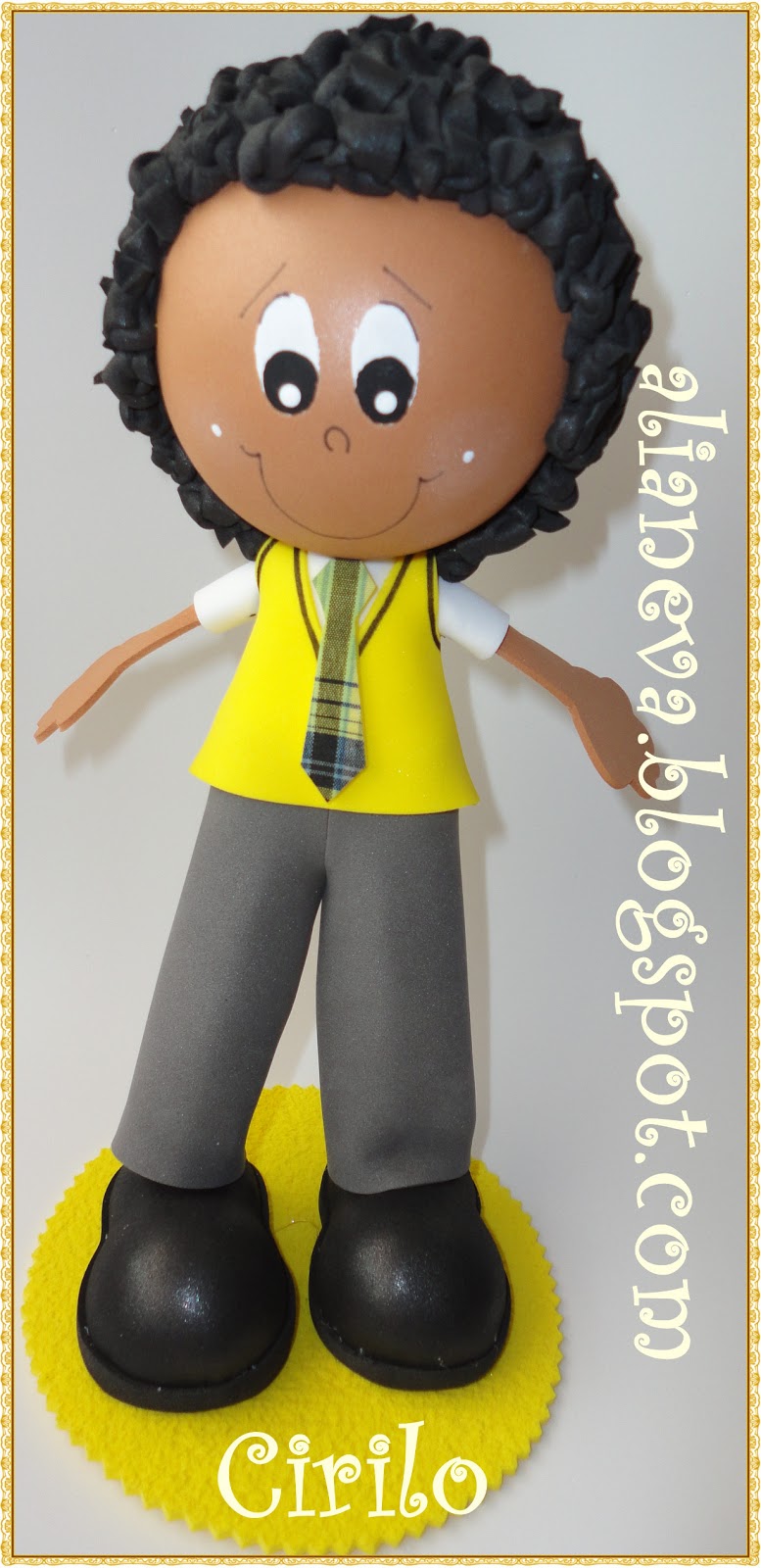 Ateliê Ali'art By Aliane: PERSONAGEM CIRILO DA NOVELA CARROSSEL