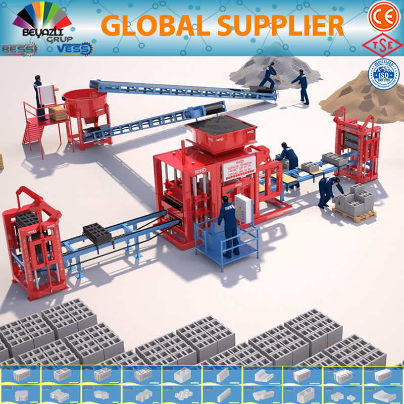 Concrete block manufacturing plant cost