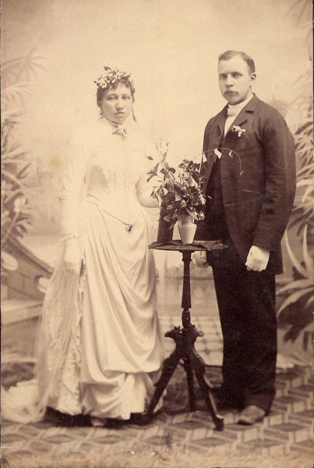 40 Beautiful Photos of Victorian Couples on Their Wedding Days ...