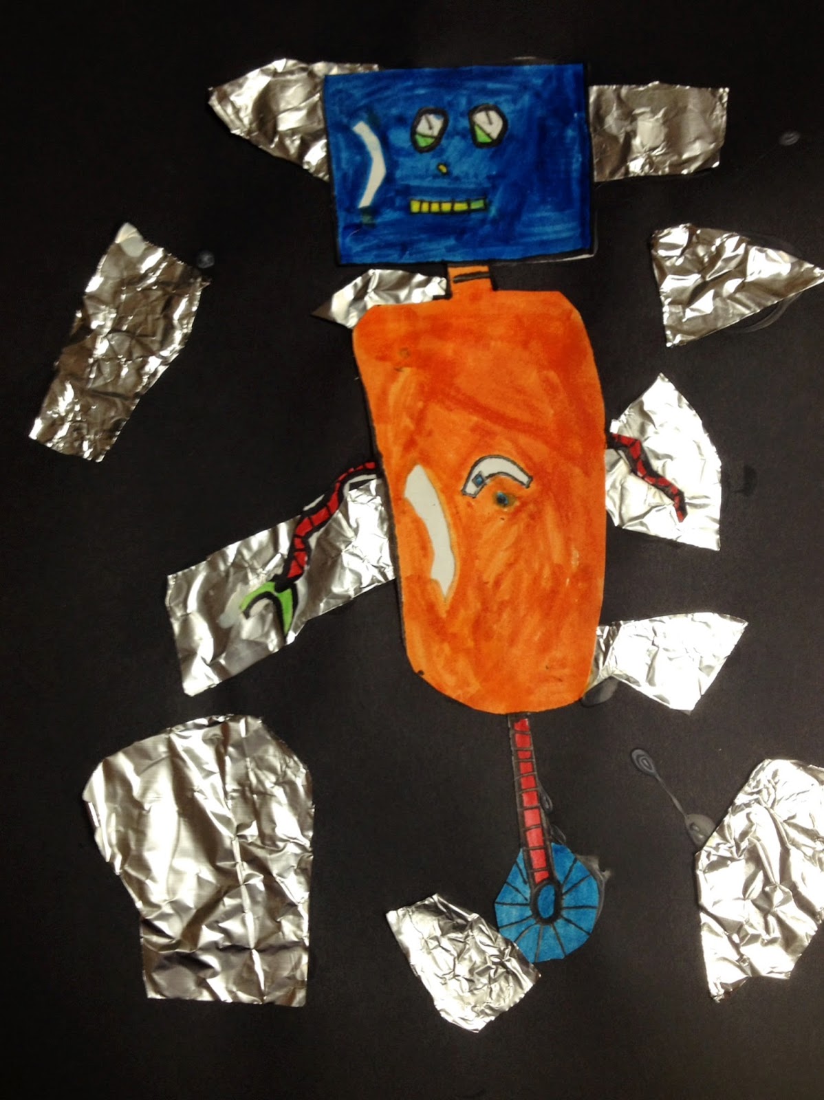 The Glitter Queen: 2nd Grade Robot Invasion!