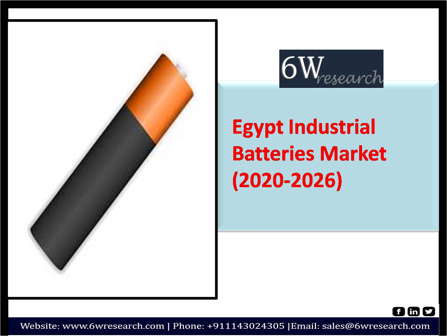 Egypt Industrial Batteries Market (2020-2026)