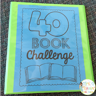 The 40 Book Challenge in My Classroom - Mrs. O Knows