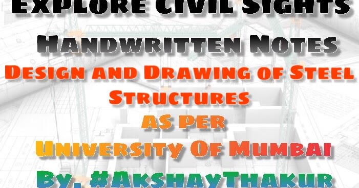 Design and Drawing of Steel Structures Handwritten Notes [PDF] by ...
