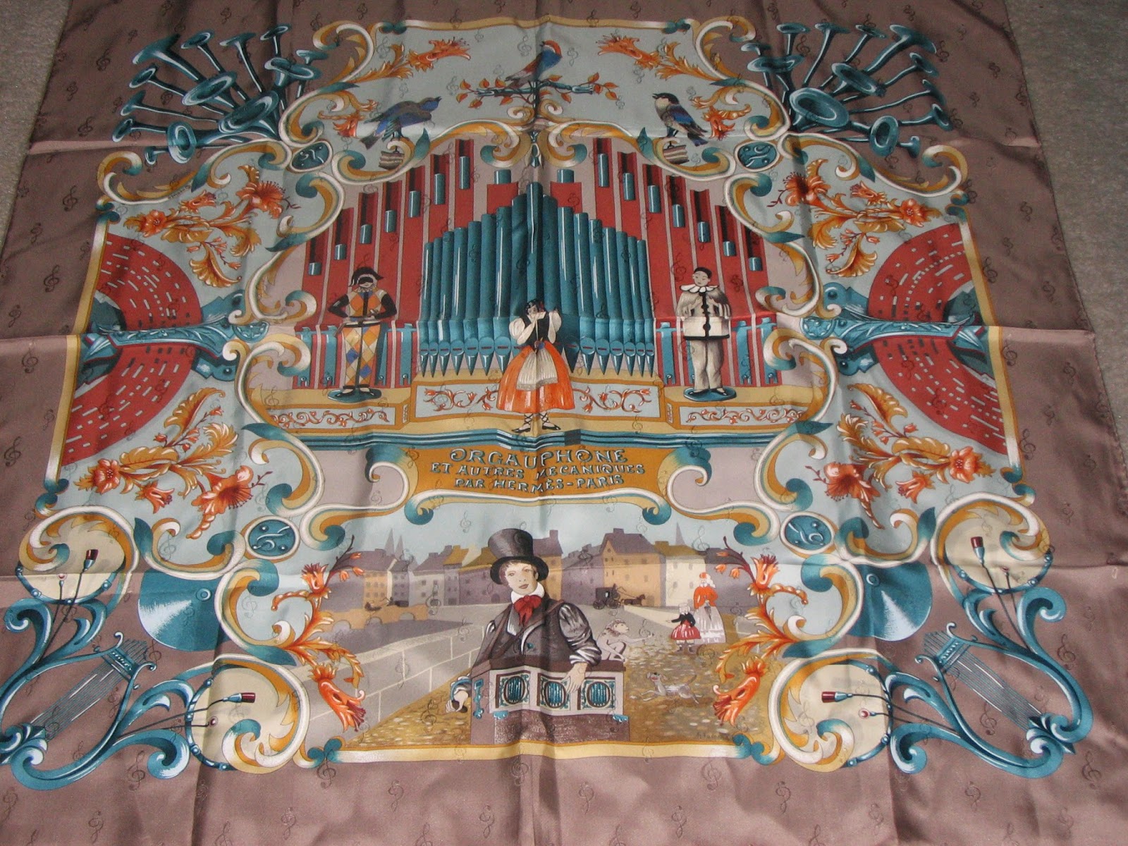 My Hermes Collection: RUST COLORED SCARVES