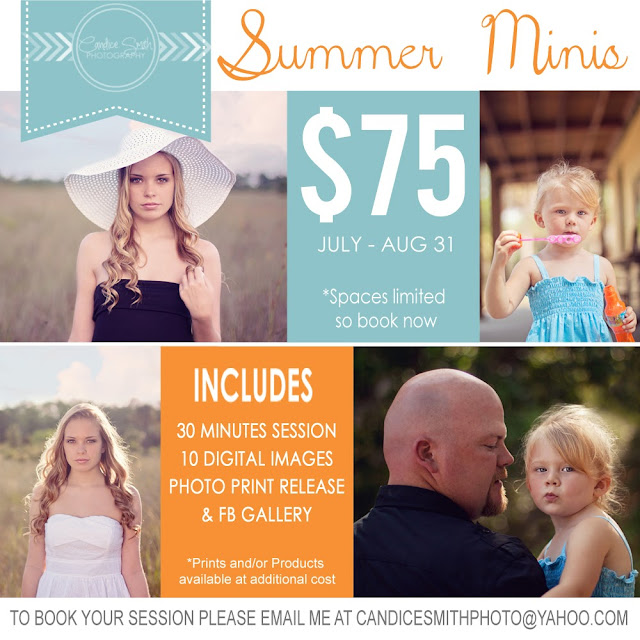 Candice Smith Photography: 4th of July + Summer Mini Sessions!