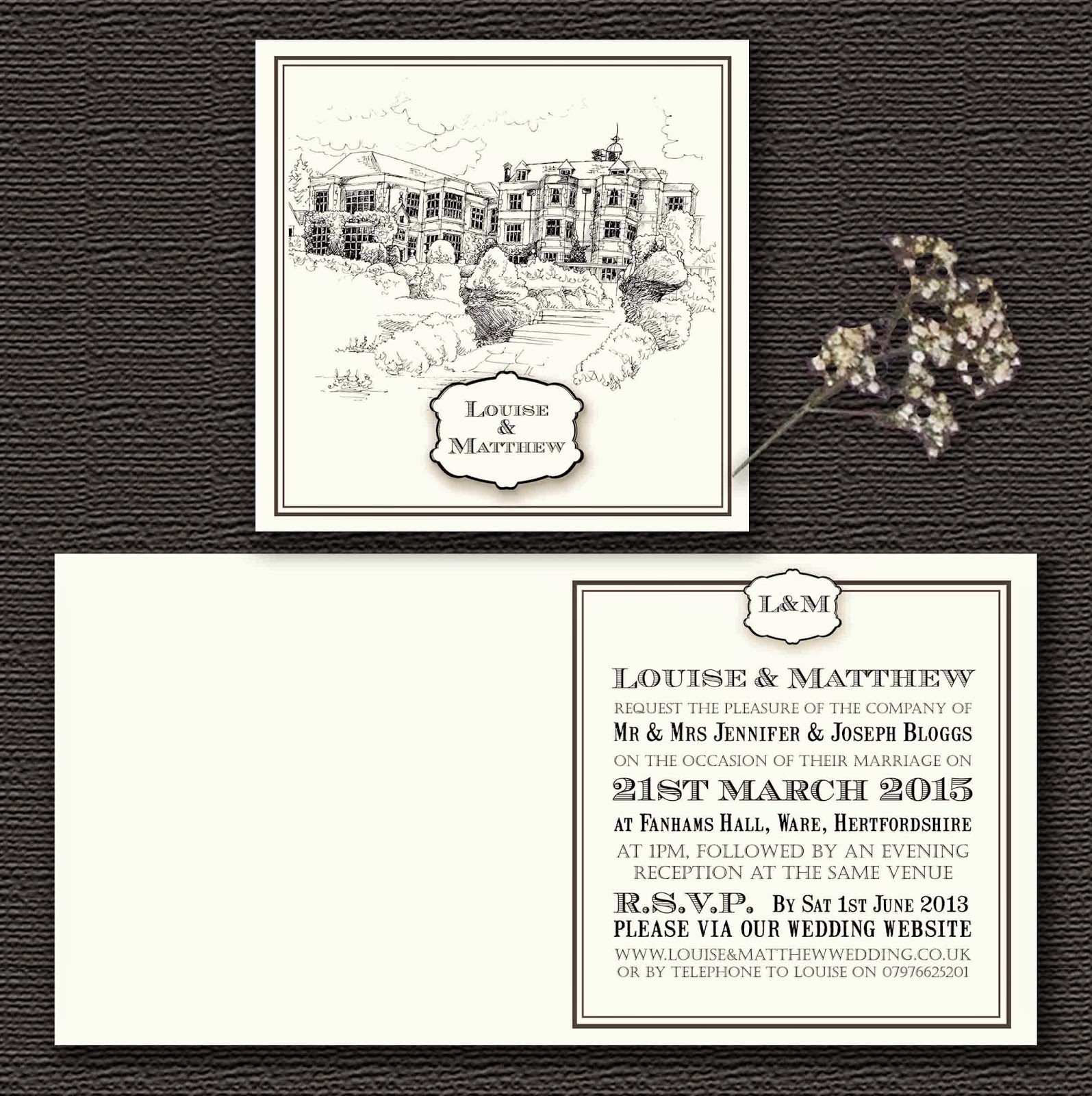 Knots and Kisses Wedding Stationery: Bespoke Wedding Invitations with ...