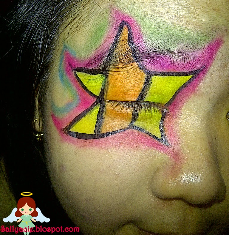 FACE PAINTING : The Colorful Star