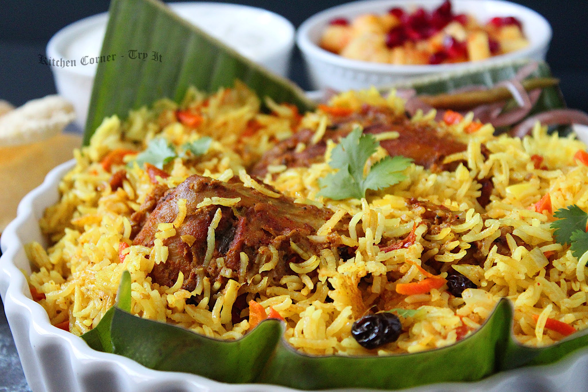 Erachi Choru/ Meat and Rice-Kerala Style Chicken Pulao