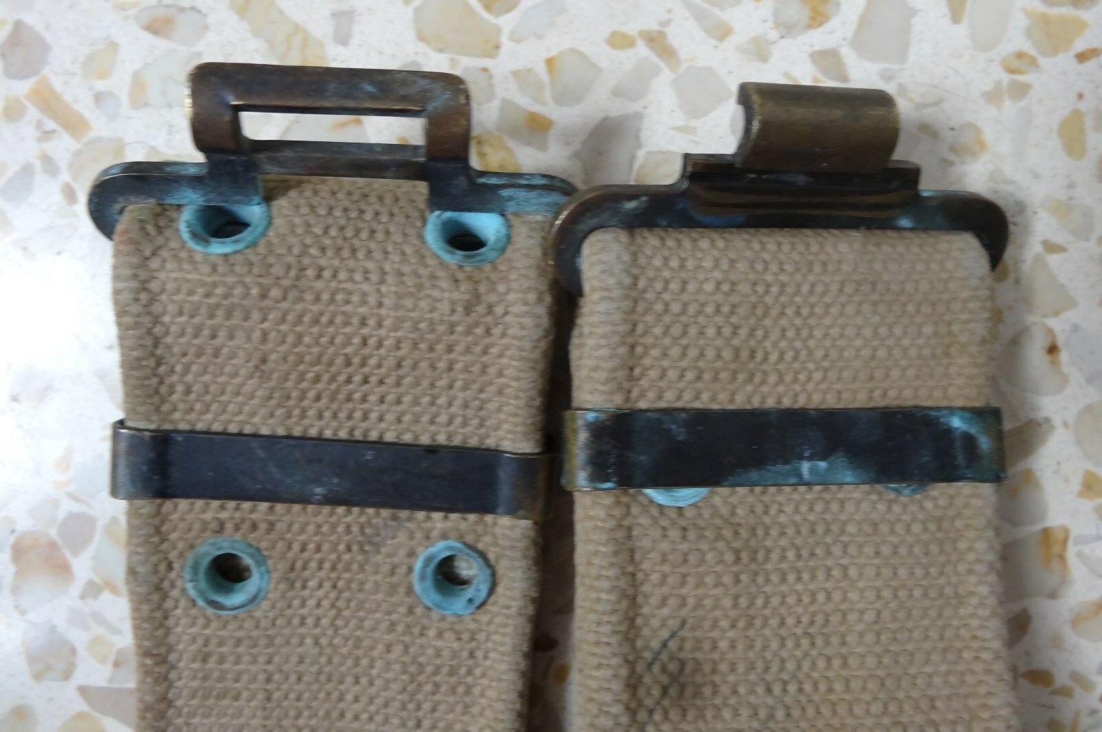 Webbingbabel: Early Israel Army Pattern 37 Belt 1950